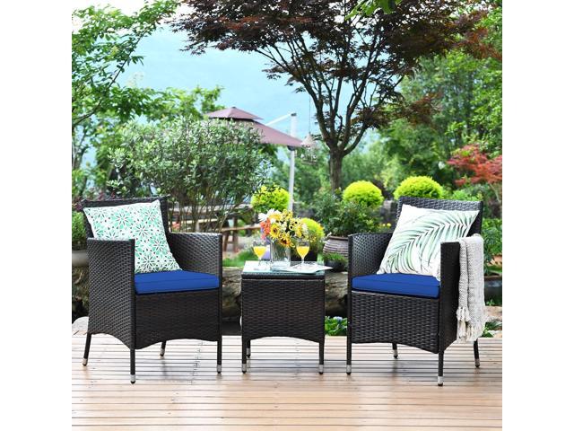 Click here for Tangkula Patio Furniture Set 3 Piece  Outdoor Wick... prices