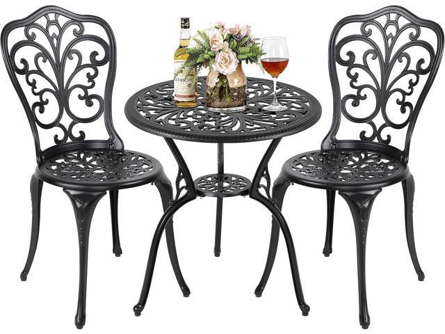 Click here for NUU GARDEN 3 Piece Outdoor Bistro Table Set  All W... prices