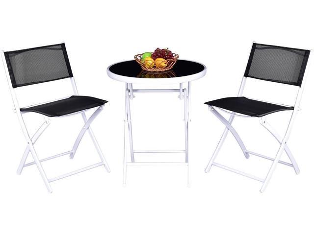 Click here for Giantex Bistro Table Set  3 Piece Patio Bistro Set... prices