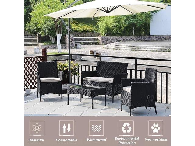 Click here for FDW Outdoor Patio Furniture Sets 4 Pieces Patio Se... prices