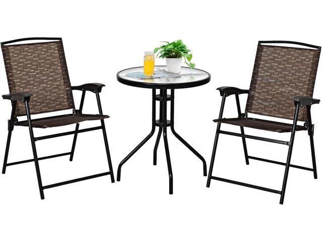 Click here for KOTEK Patio Bistro Set  3 Piece Outdoor Furniture... prices