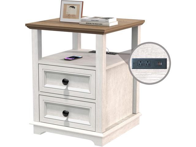 Click here for End Table with Fast USB C Charging Station  18 Wid... prices