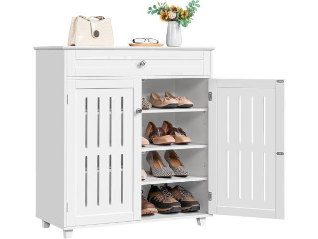 Click here for Topeakmart Wood Shoe Cabinet  Shoe Rack with 1 Big... prices