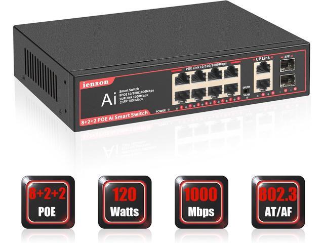 Click here for ienRon 12 Ports PoE Switch 8 PoE Ports Gigabit Net... prices