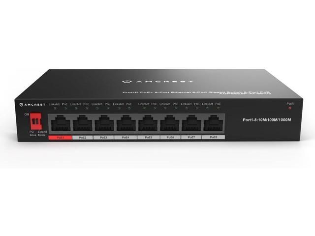 Click here for Amcrest 8-Port POE+ Power Over Ethernet POE Switch... prices