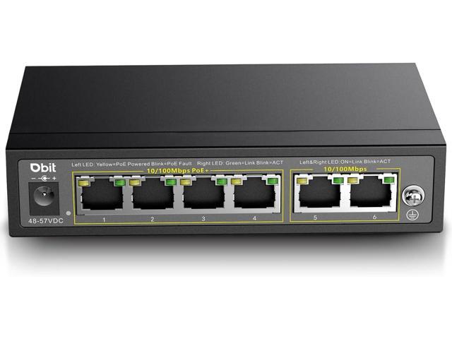 Click here for DBIT 6-Port Ethernet PoE Switch with 4 Ports PoE+... prices