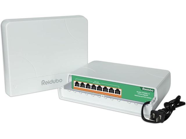Click here for Reidubo Outdoor 8 Port Gigabit PoE Switch Waterpro... prices