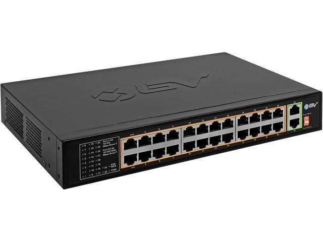 Click here for BV-Tech 24 Port PoE+ Switch with 2 Gigabit Etherne... prices