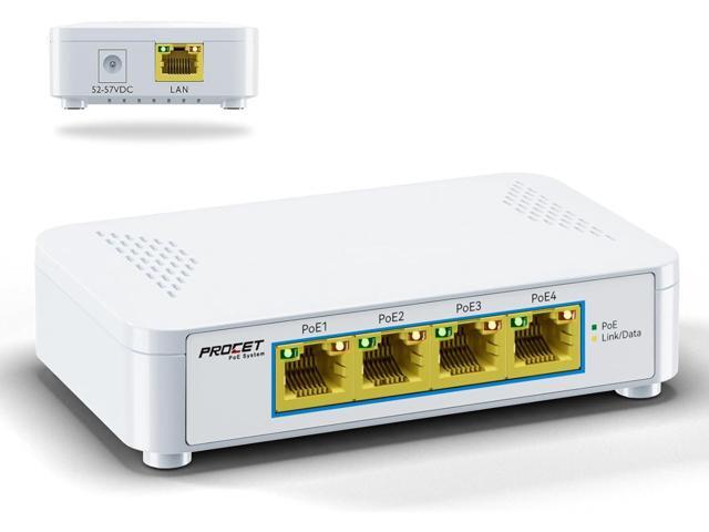 Click here for PoE Switch 4 Port Gigabit Plug and Play  5 Port Po... prices