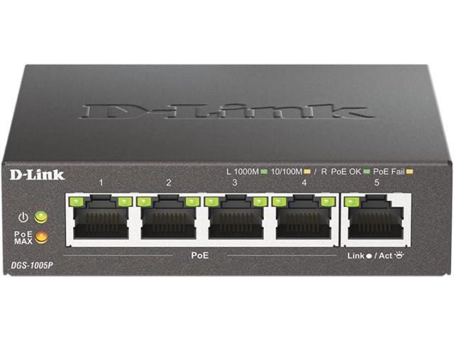 Click here for D-Link 5-Port Gigabit PoE+ Unmanaged/Plug and Play... prices