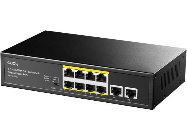 Click here for Cudy 8 Port PoE+ Switch with 2 Gigabit Uplink Port... prices