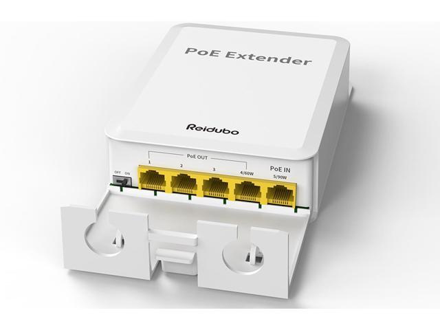 Click here for 5 Ports Outdoor PoE++ Gigabit Extender  1 in 4 Out... prices