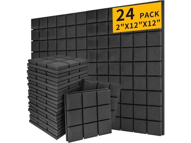 Click here for 24 PACK Sound Proof Foam Panels 2×12×12 - High-Den... prices