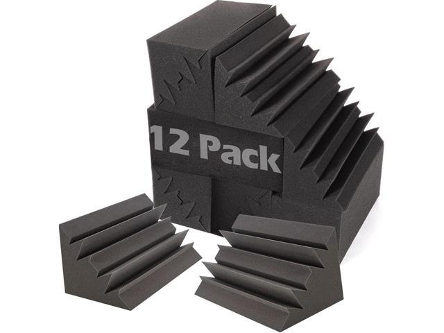 Click here for Acoustic Foam Bass Traps -12 Pack Wall Corner Stud... prices