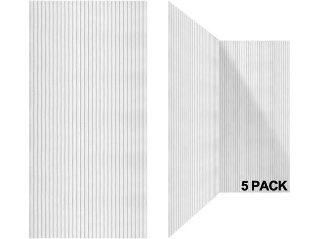 Click here for 5 Pack Acoustic Panels 48x24x0.4 inch Acoustical W... prices