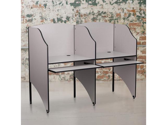 Click here for Flash Furniture Kevin Starter Study Carrel with Th... prices