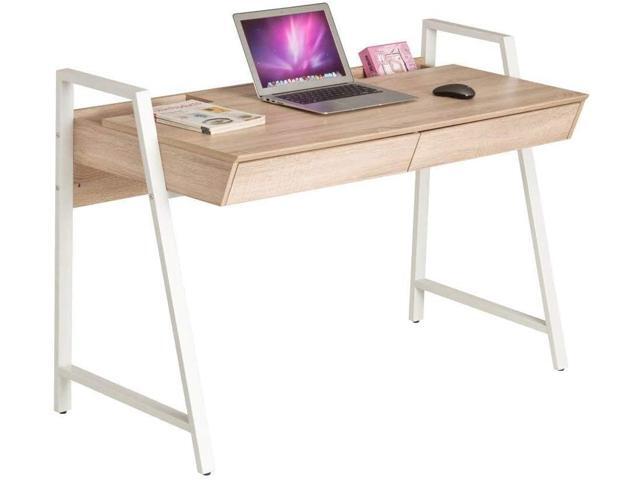 Click here for Dporticus Wooden Computer Desk with Drawers  50 Sm... prices
