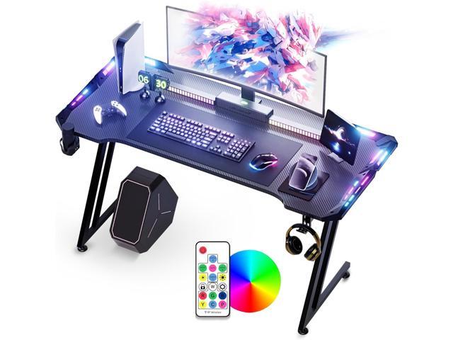 Click here for Gamtimer Gaming Desk with LED Lights Gaming Comput... prices