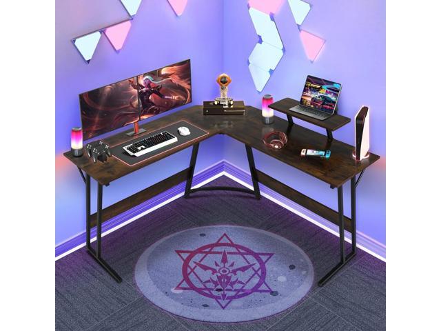 Click here for NiamVelo L Shaped Gaming Desk with Large Desktop &... prices