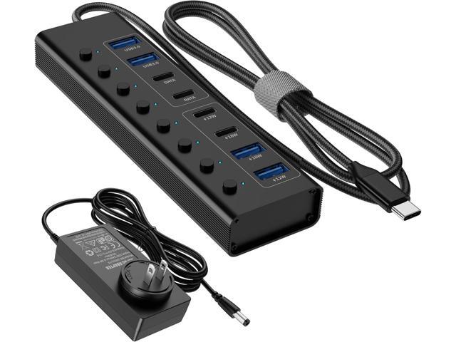 Click here for Powered USB Hub 3.0/3.1 USB C Hub- Aluminum USB Po... prices