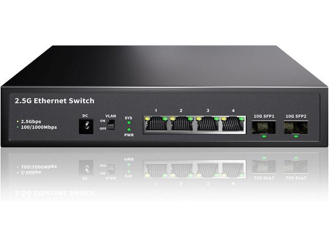 Click here for 6 Port 2.5GB Ethernet Switch Unmanaged Network Swi... prices
