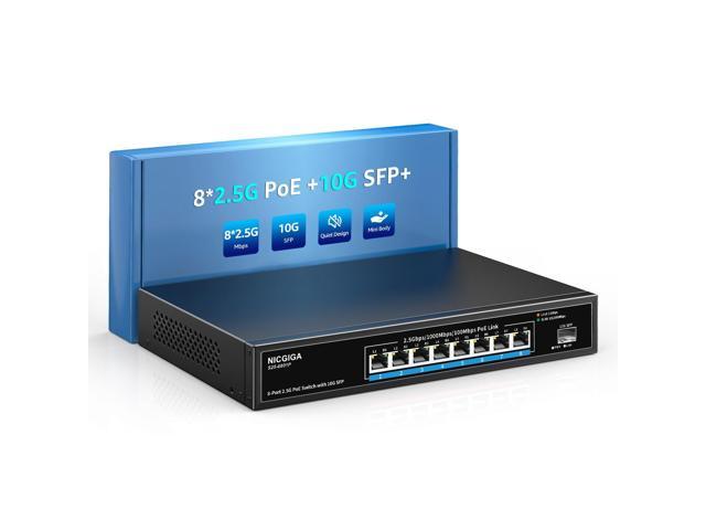 Click here for NICGIGA 8 Port 2.5G PoE Switch Unmanaged with 8 x... prices