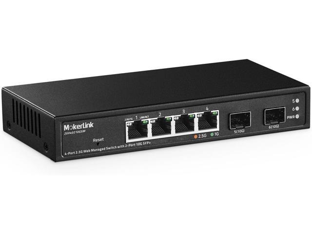Click here for MokerLink 4 Port 2.5G Managed Switch with 2 Port 1... prices