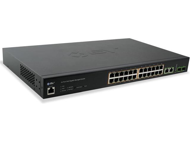 Click here for BV-Tech 24-Port Gigabit PoE+ Managed Switch with 2... prices