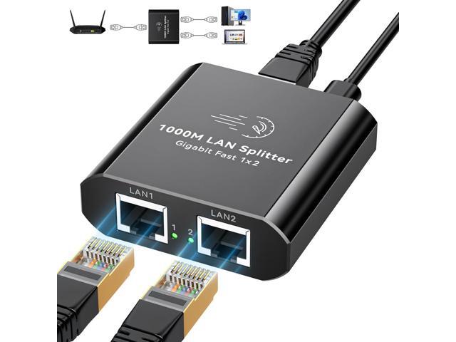 Click here for RJ45 Ethernet Splitter 1 to 2 High Speed 1000Mbps... prices