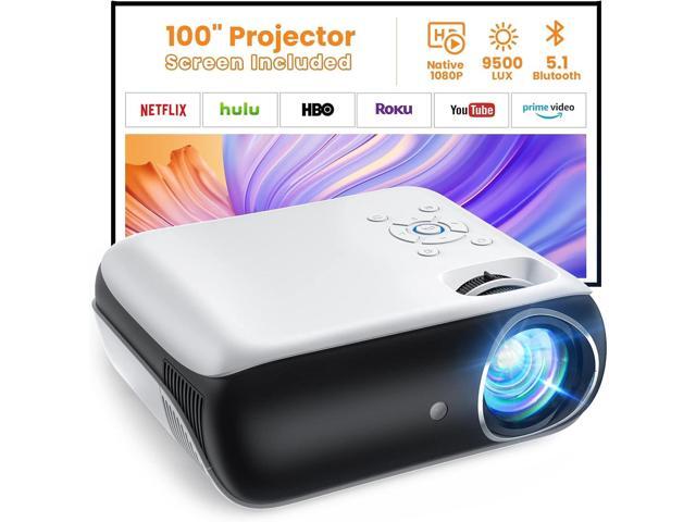 Click here for Projector Native 1080P Bluetooth Projector with 10... prices