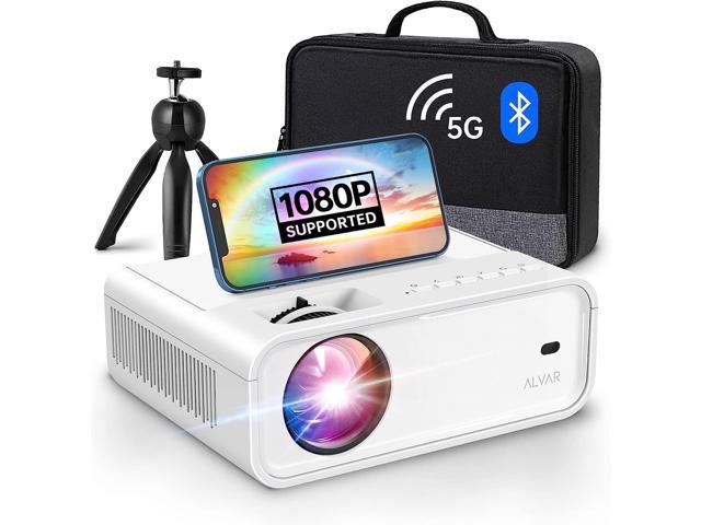 Click here for Mini Projector with 5G WiFi and Bluetooth W/ Tripo... prices