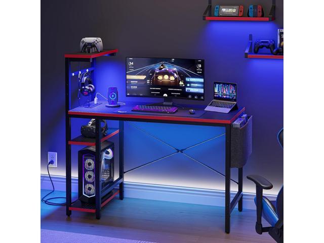 Click here for Gaming Desk with Power Outlets  44 Inch Led Gamer... prices