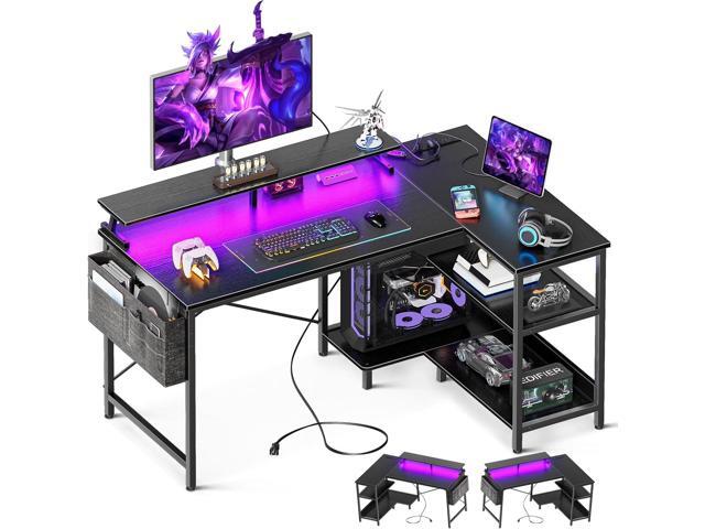 Click here for 48 Inch Gaming Desk with USB Charging Ports and LE... prices