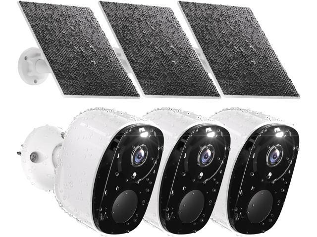 Click here for 2K QHD Color Night Vision Solar Security Cameras W... prices