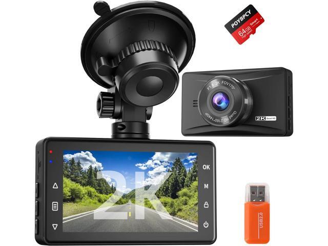 Click here for Dash Cam Front 2K with Free 64 GB SD Card 1440P Qu... prices