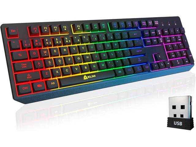 Click here for KLIM Chroma Wireless Gaming Keyboard RGB - Backlit... prices