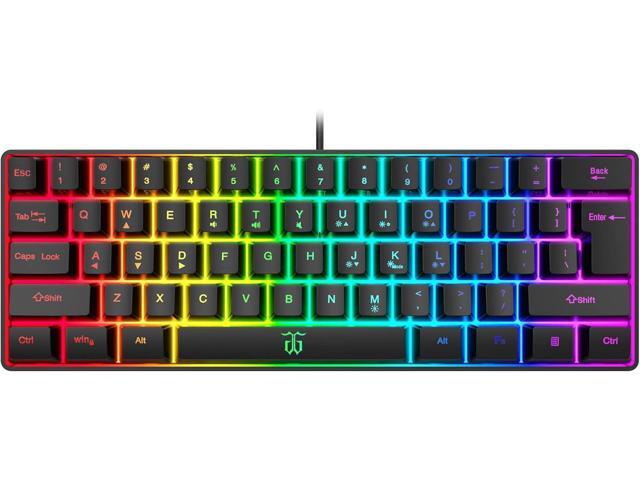 Click here for 60 Wired Gaming Keyboard  RGB Backlit Ultra-Compac... prices