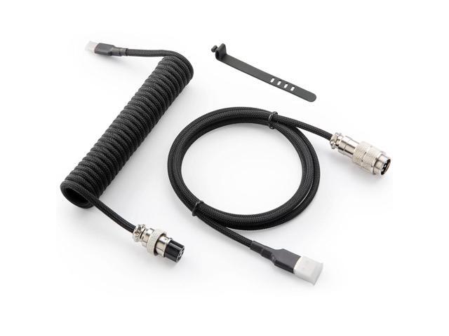 Click here for Pro Custom Coiled USB C Cable for Gaming Keyboard... prices