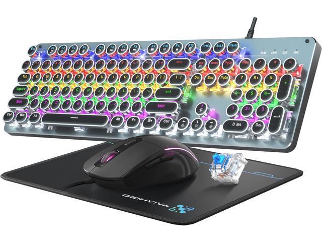 Click here for Typewriter Mechanical Gaming Keyboard with Mouse... prices