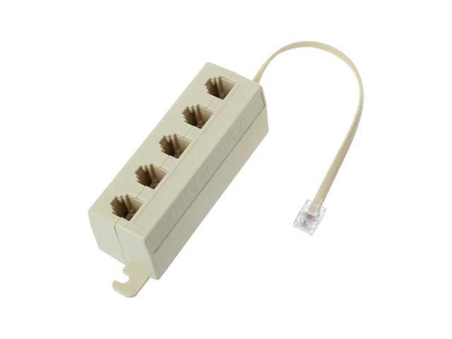Click here for RJ11 6P4C to 6P4C 5 Way Telephone Line Modular Spl... prices