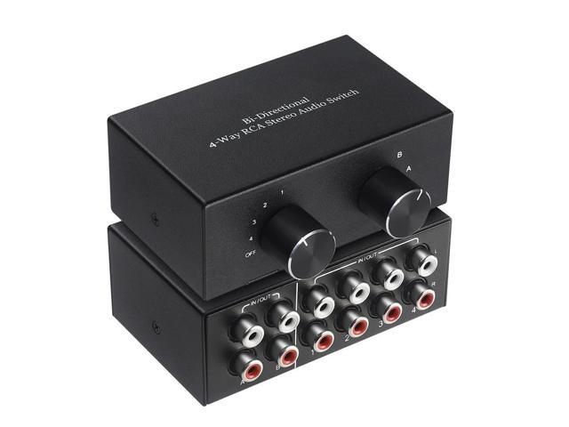 Click here for 4-Port Stereo Switcher Two-Way RCA Switching Split... prices