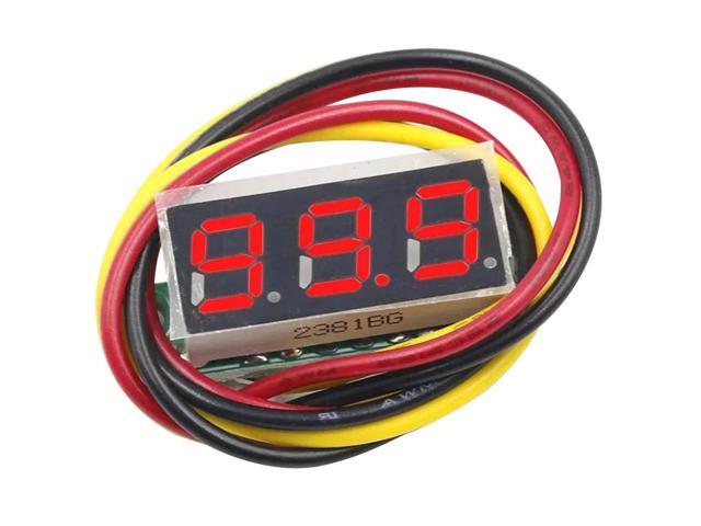 Click here for 3 Wires Digital Voltmeter 0-100V 0.28 Inch Gauge T... prices
