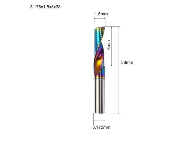 Click here for Flute for Aluminum Milling Cutter DLC Coated Color... prices