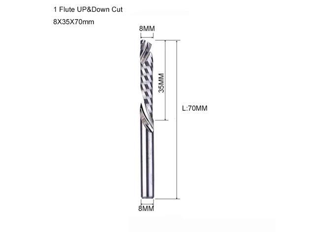 Click here for 1Pcs 8X35X70mm 3A UP DOWN Compound Single Flute Sp... prices