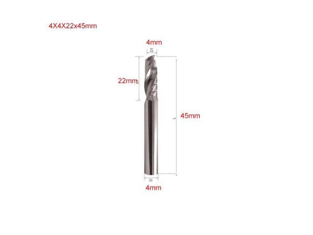 Click here for 10PCS 4x22x45mm Single Flute UP Spiral Cutter CNC... prices