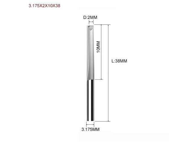 Click here for Two Flutes Straight Slot End Milling Cutter For Wo... prices