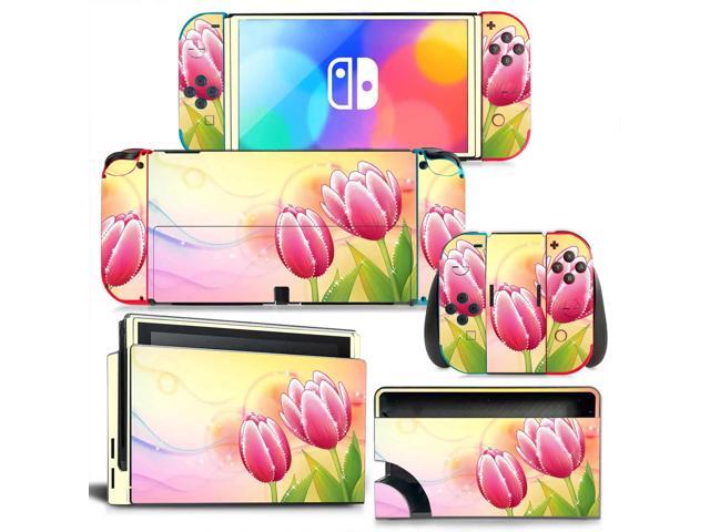 Click here for Flowers of Wealth Skin Sticker Decal for Switch Co... prices