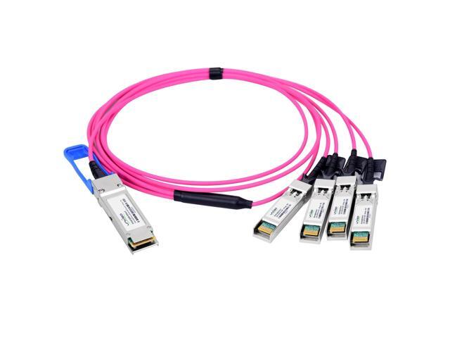 Click here for 100G QSFP28 AOC OM3 Cable QSFP28 100G-AOC TO 25GX4... prices