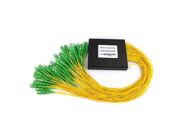 Click here for FTTH Fiber Optic PLC Splitter 1X64 SC/APC ABS Box prices