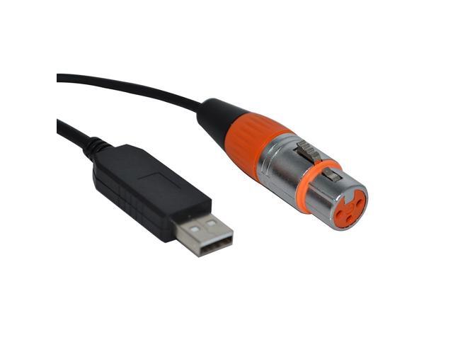 Click here for COLORFUL RS485 DMX512 TO USB 3PIN 3P DMX 512 XLR F... prices